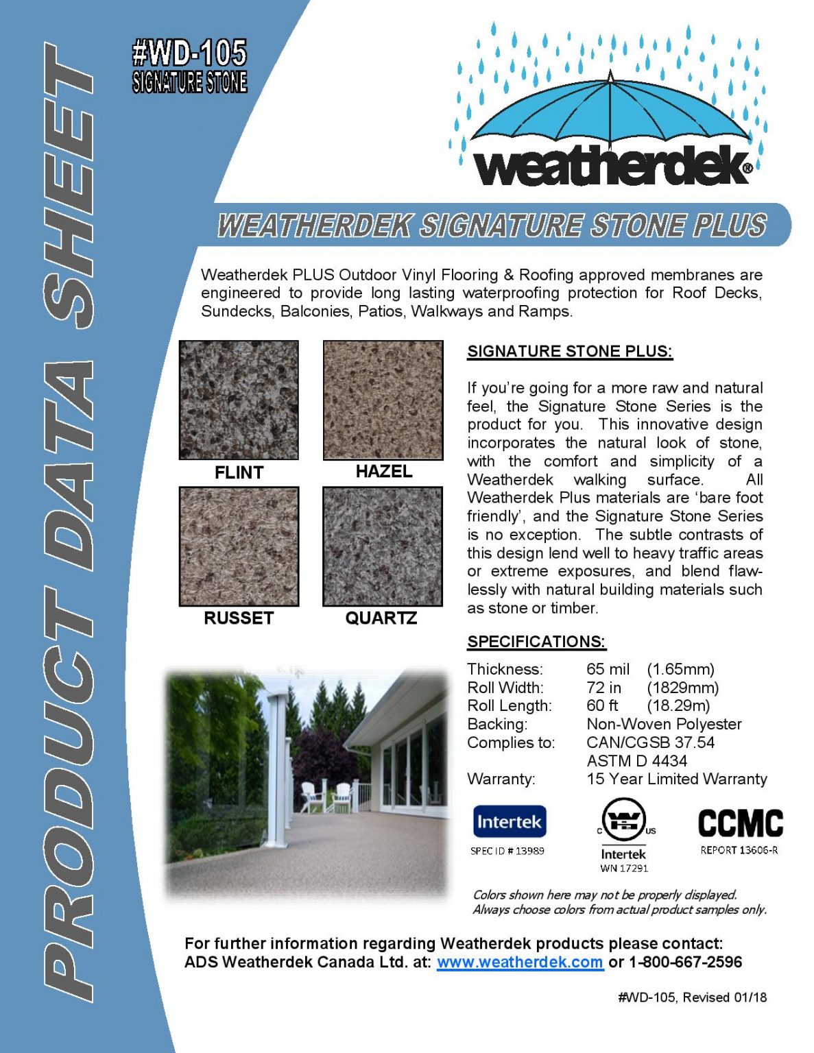 Decking Product Data Sheets | Weatherdek